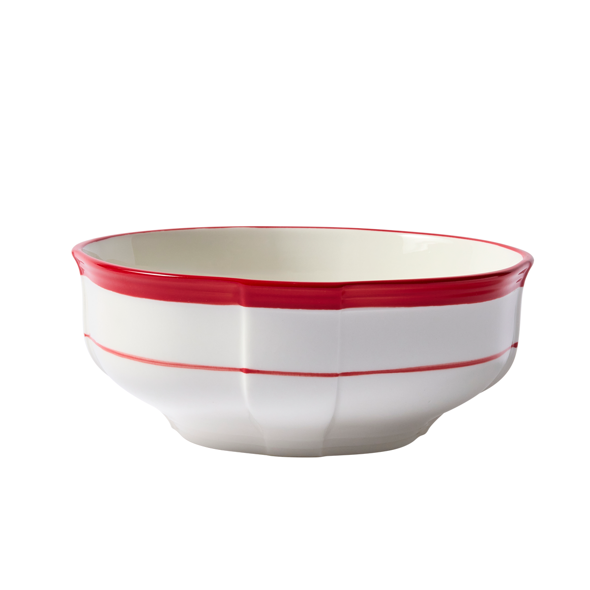 Red Soft Scallop Embossed Bowl – In The Roundhouse
