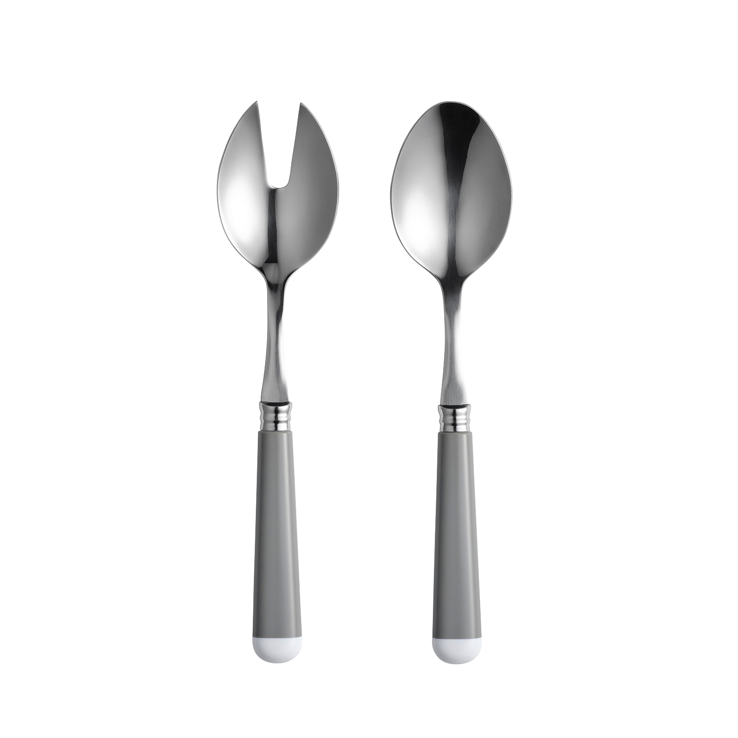 Grey and White Salad Servers – In The Roundhouse