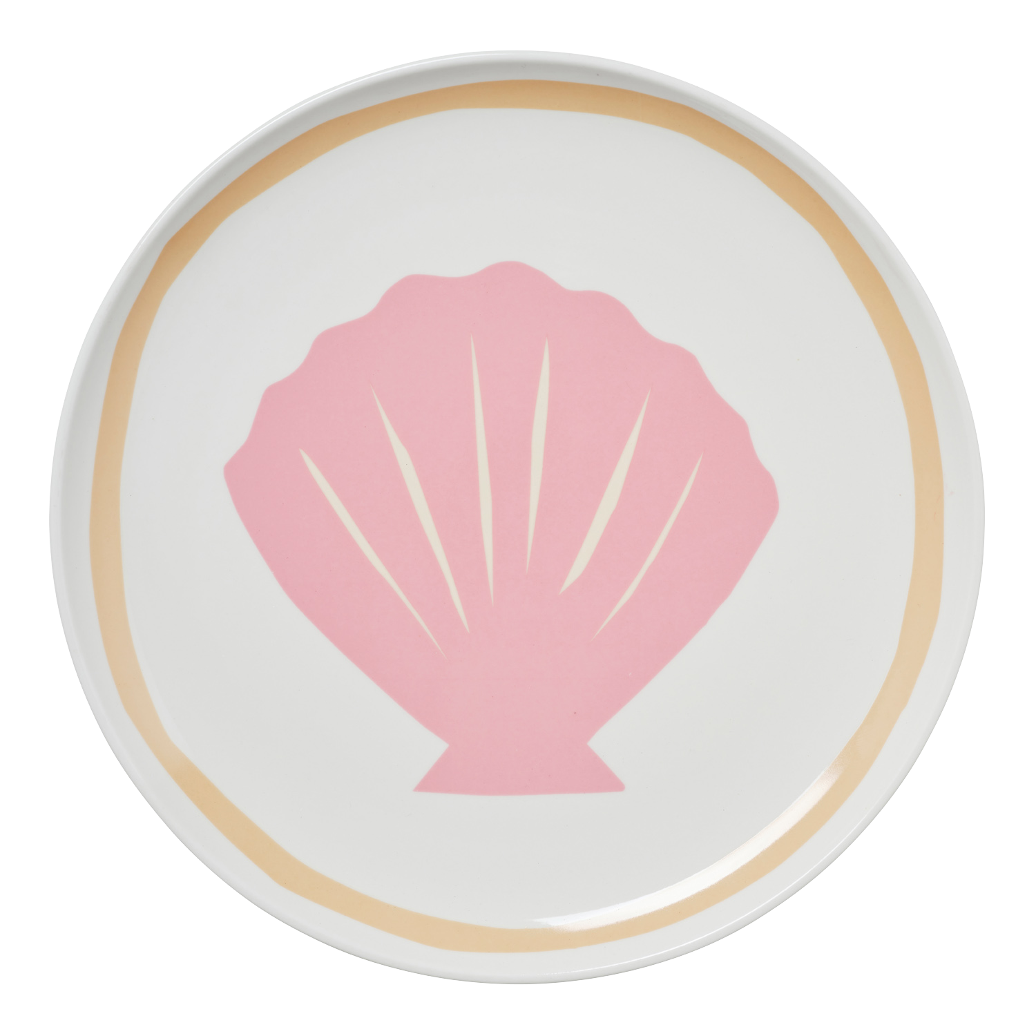 Large Pink Shell Plate – In The Roundhouse
