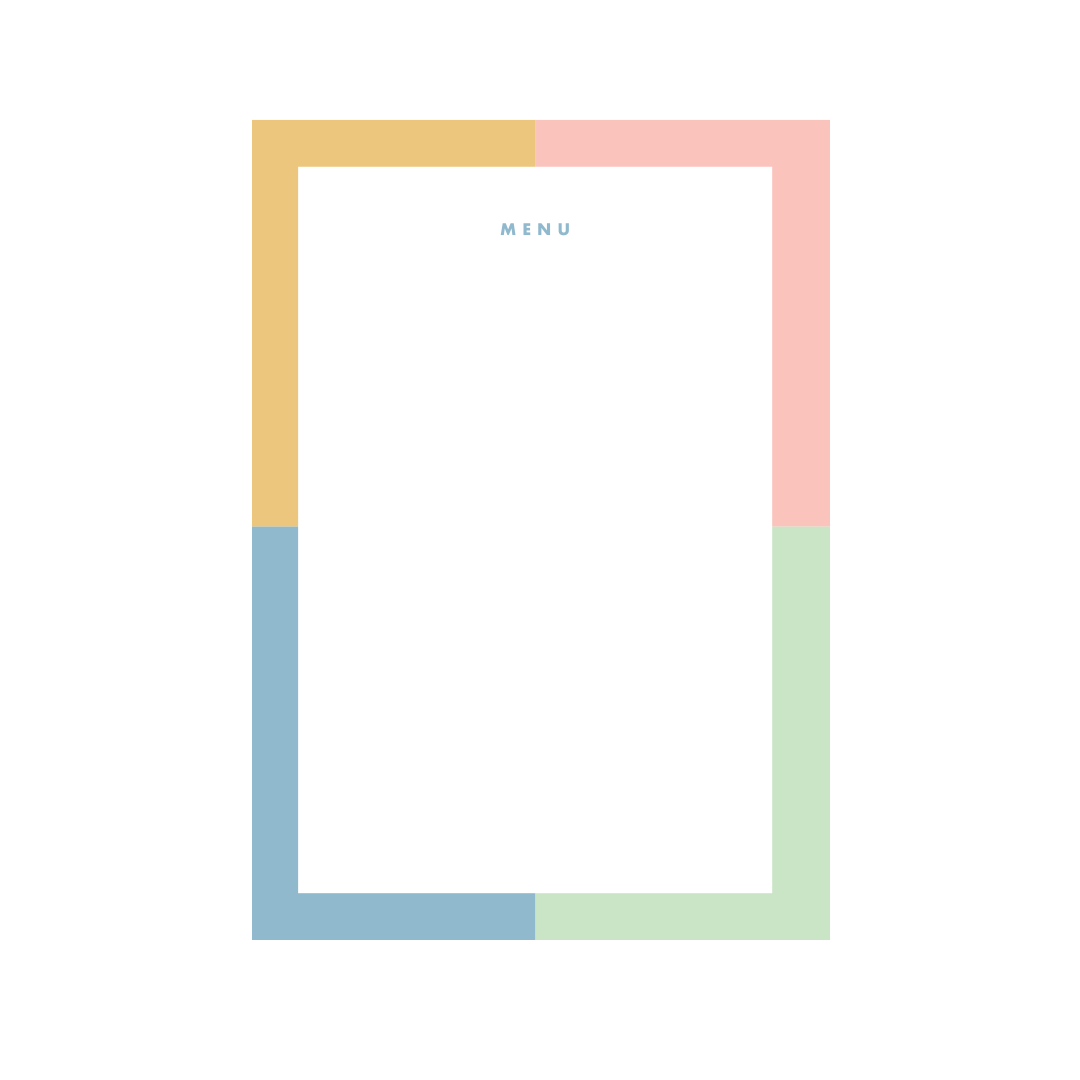 Downloadable Multicolour Menu – In The Roundhouse